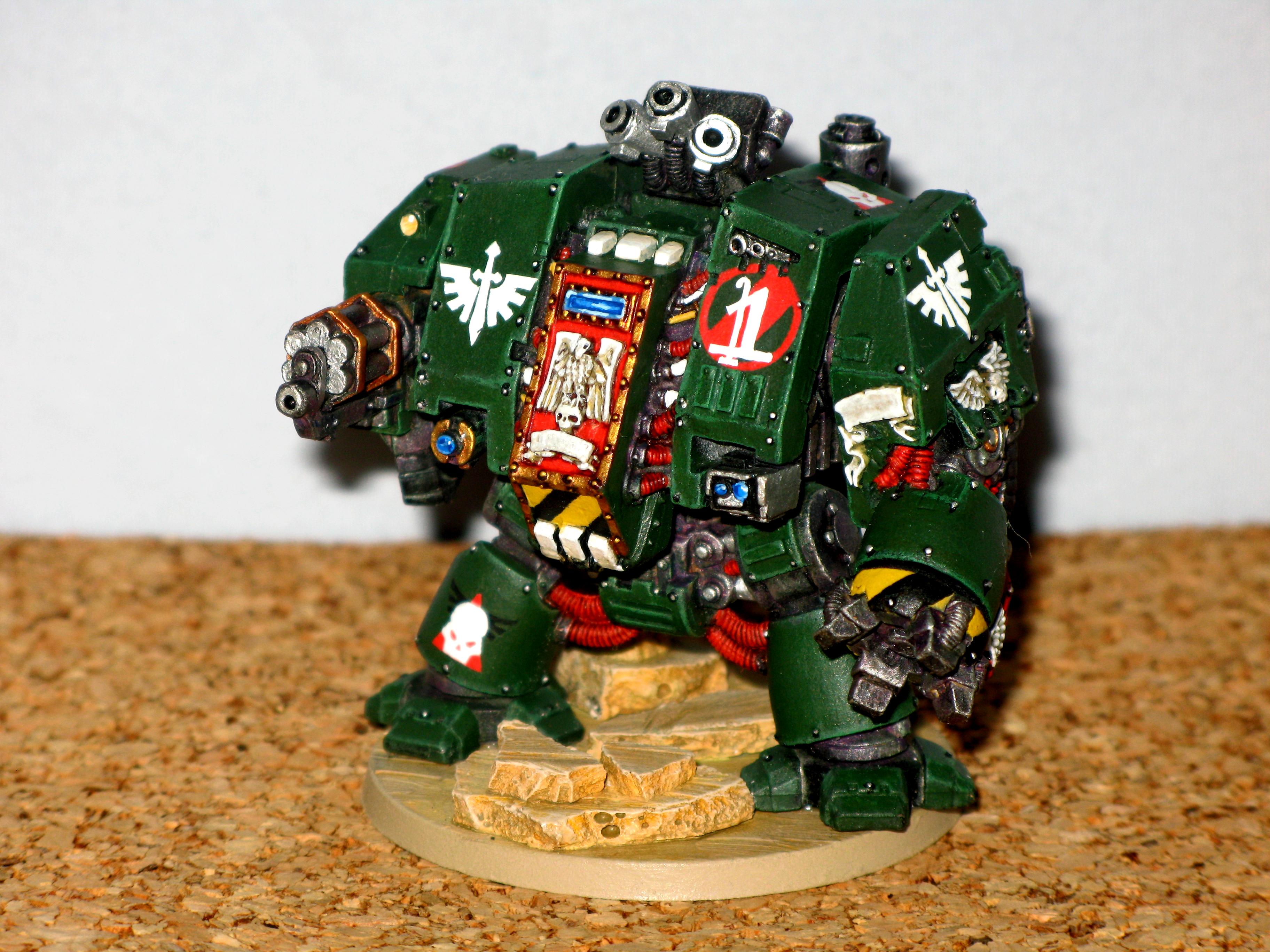 Dark Angels, Dreadnought, Space Marines - Classic Dark Angels Dreadnought 3/4FL - Gallery ...